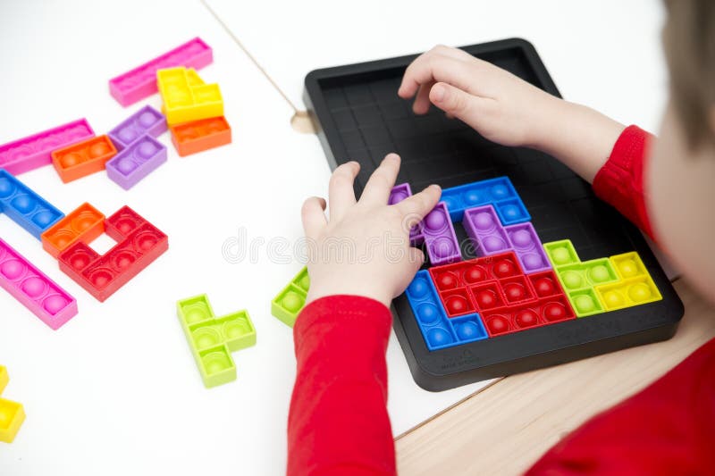 Logic Game for Brain Activity Training. Stock Photo - Image of ...