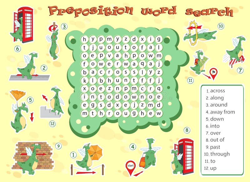 Logic Game for Learning English. Find the Hidden Words by Vertical or ...