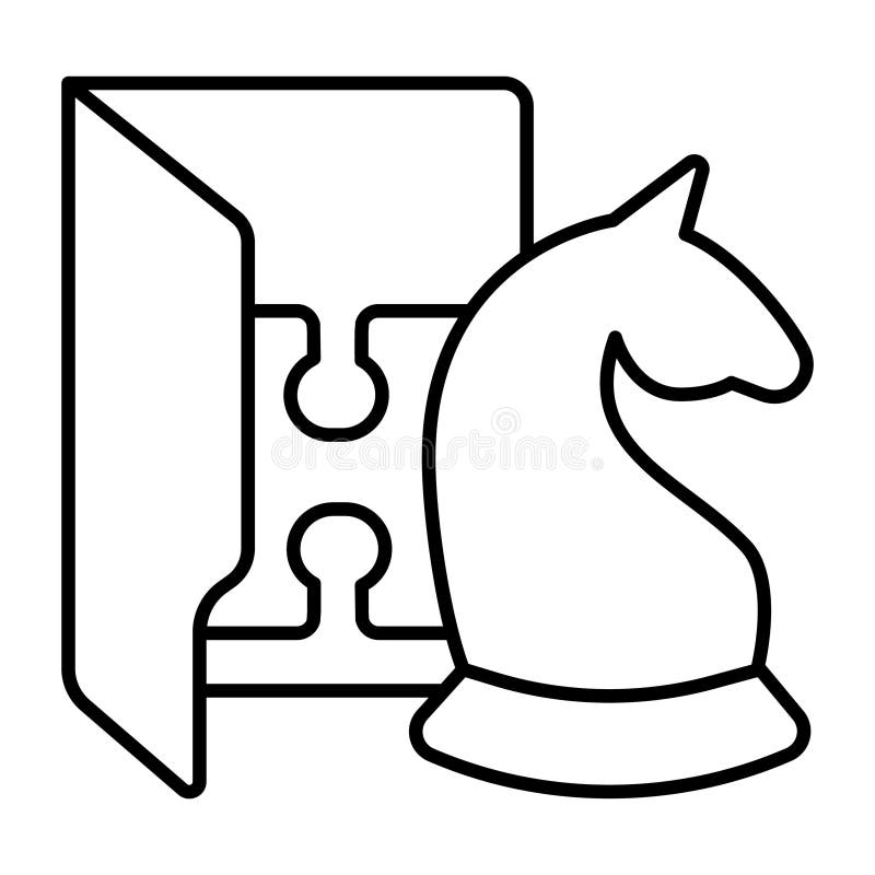 Logic Games Folder Thin Line Icon, Neural Dataset Concept. Vector ...