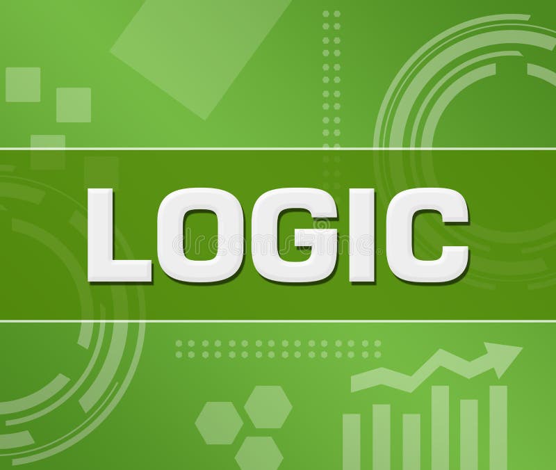 Logic Green Technology Background Square Stock Illustration ...