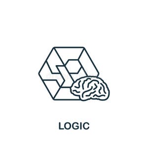 Logic Icon Monochrome Simple Icon For Templates Web Design And