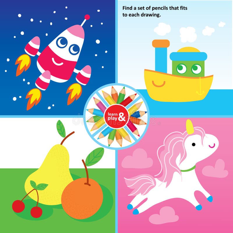 Logic Kid Learn Yes No Game Printable Worksheet Stock Vector ...