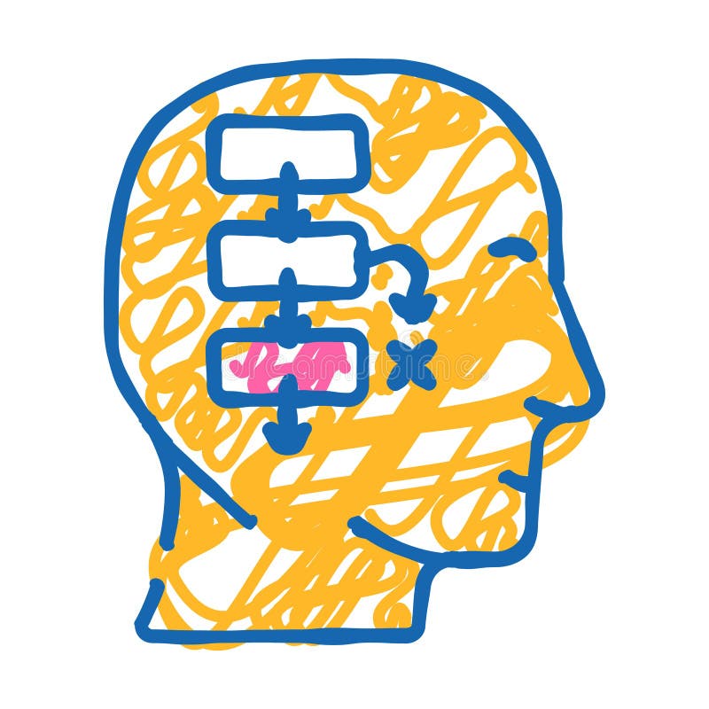 Logic Math Science Education Icon Doodle Illustration Stock Vector ...