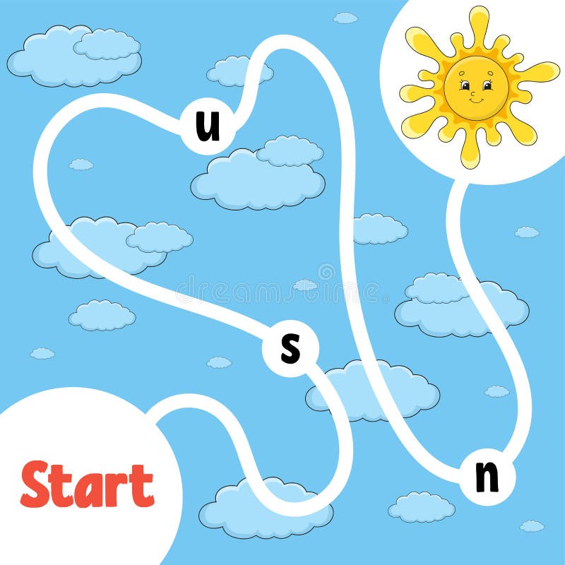 Sunshine Maze Stock Illustrations – 32 Sunshine Maze Stock ...