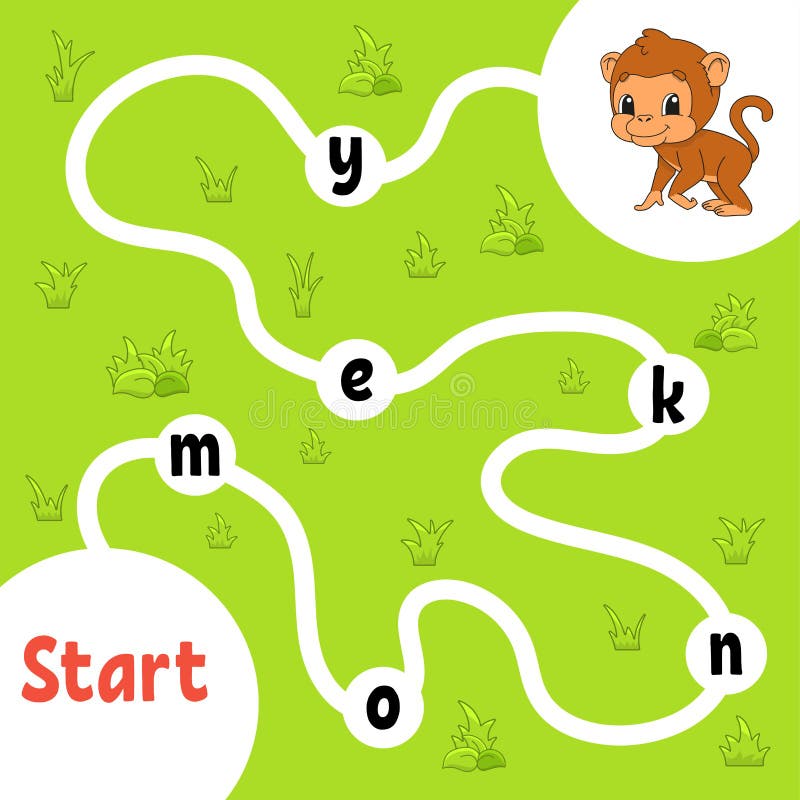 Logic Puzzle Game. Learning Words for Kids. Find the Hidden Name ...