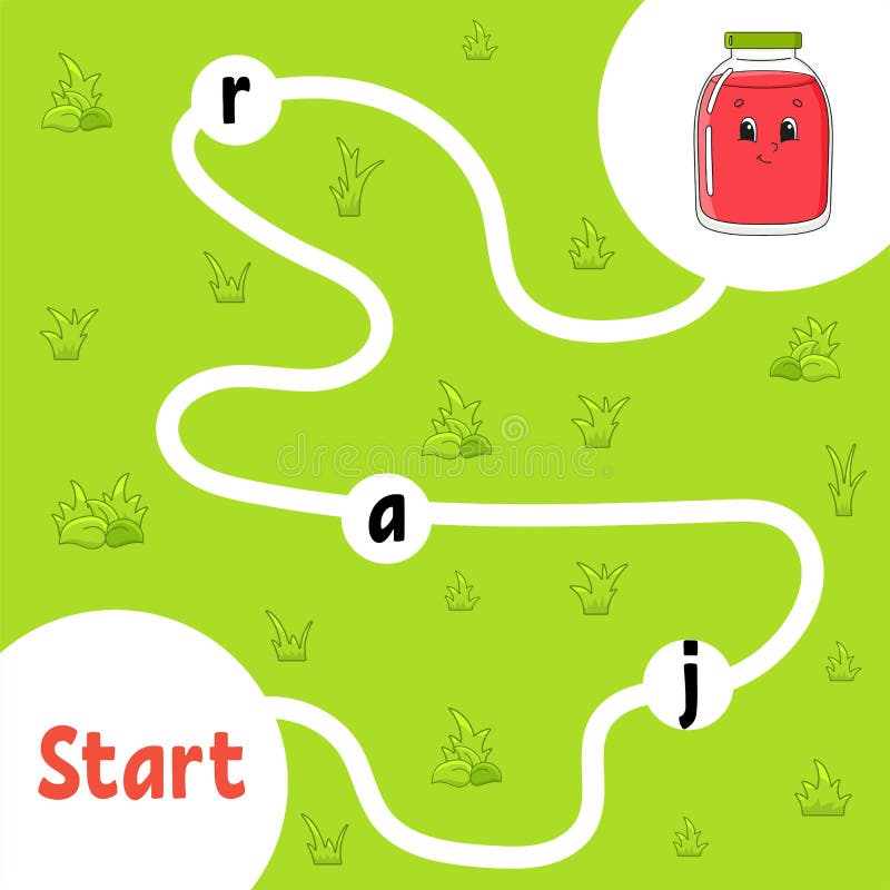 Logic Puzzle Game. Learning Words for Kids. Find the Hidden Name ...