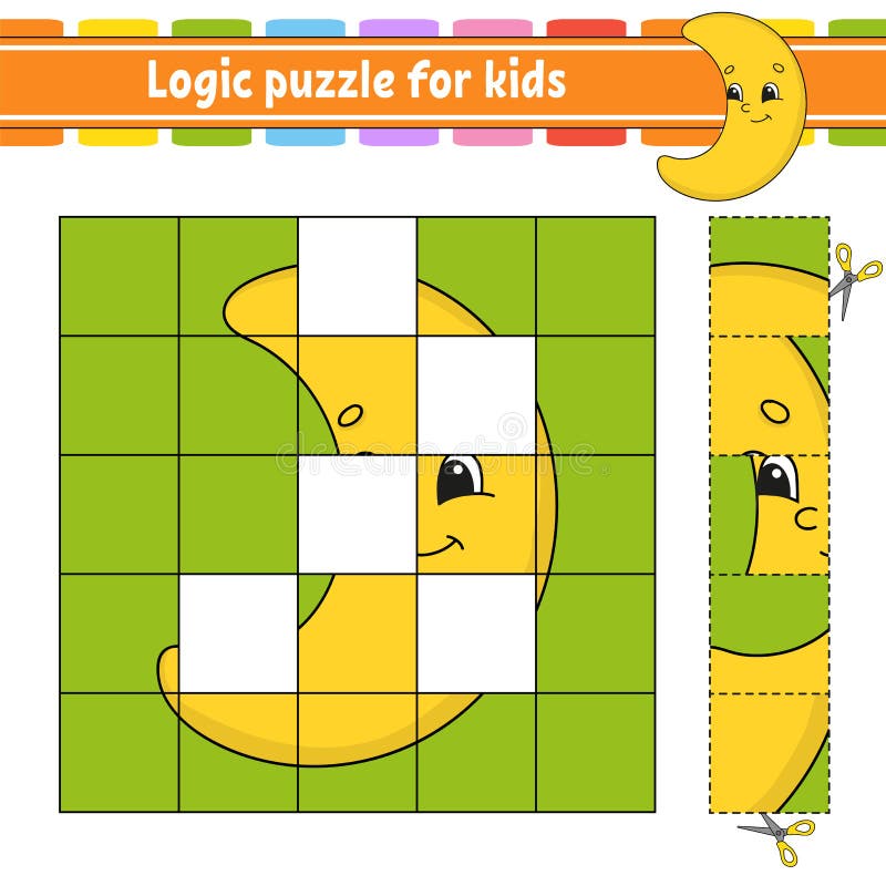 Logic Puzzle for Kids. Education Developing Worksheet. Learning Game ...