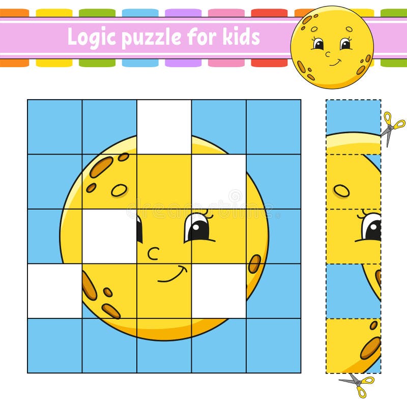 Logic Puzzle for Kids. Education Developing Worksheet. Learning Game ...