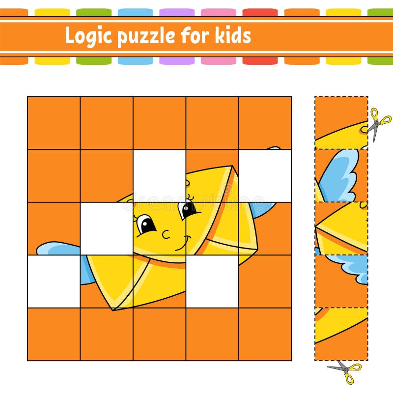 Logic Puzzle for Kids. Education Developing Worksheet. Learning Game ...