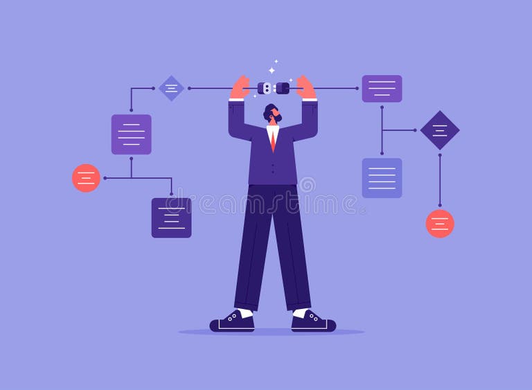 Logic and Structure in Business Analysis Concept Stock Vector ...