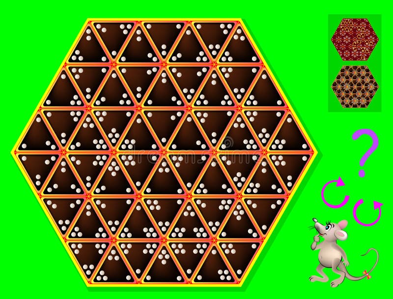 Logic Triominoes Puzzle. Find the 18 Triangles Which are Placed Wrong ...