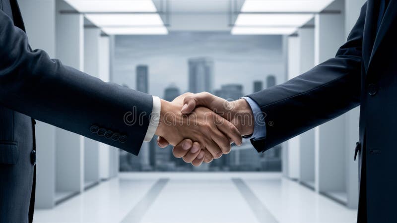 The Logical Conclusion of a Successful Transaction Stock Image - Image ...