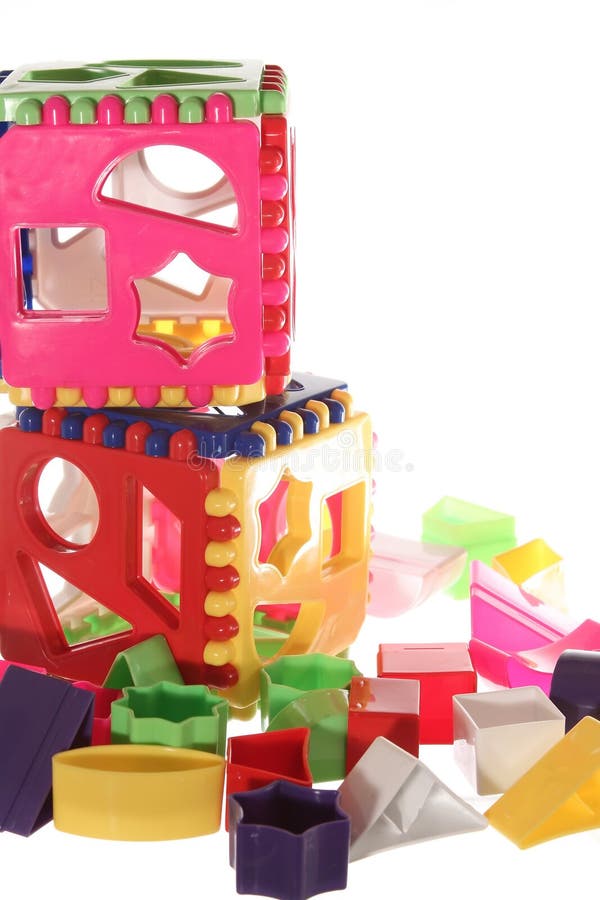 Logical Cube Couple Construction Stock Image - Image of full, puzzle ...