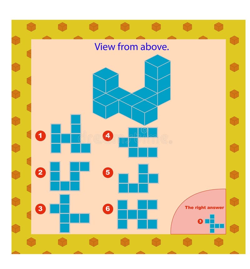 Logical Educational Game for Children and Adults, Puzzle. the ...