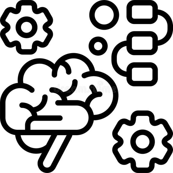 Logical Processing Vector Icon Stock Illustration - Illustration of ...