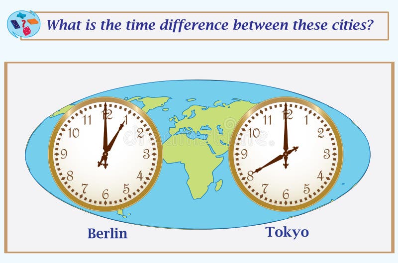 Logical Task. What is the Time Difference between these Cities? Stock ...