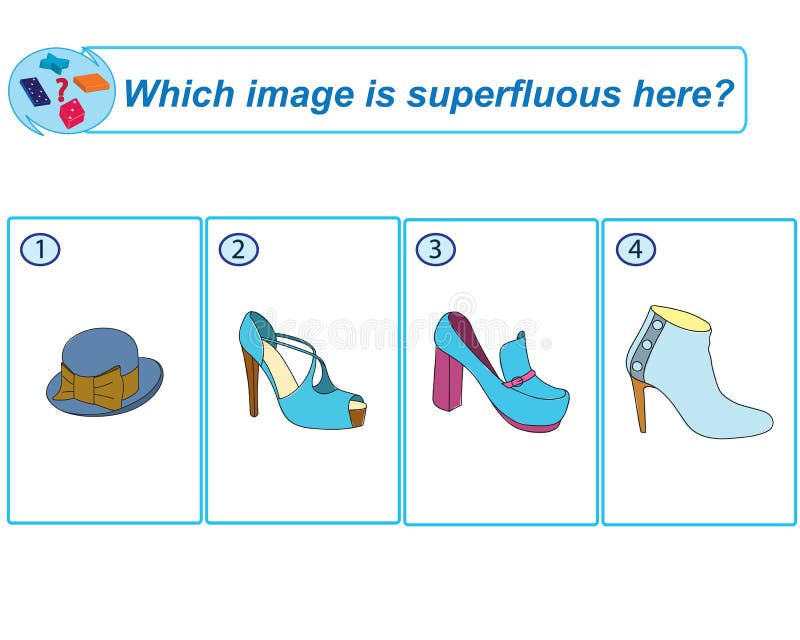 Logical Task. Which Image is Superfluous Here Stock Vector ...