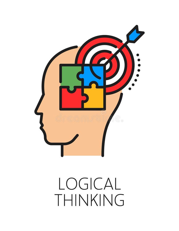 Thinking Cognitive Ability Line Icon Stock Illustrations – 116 Thinking ...