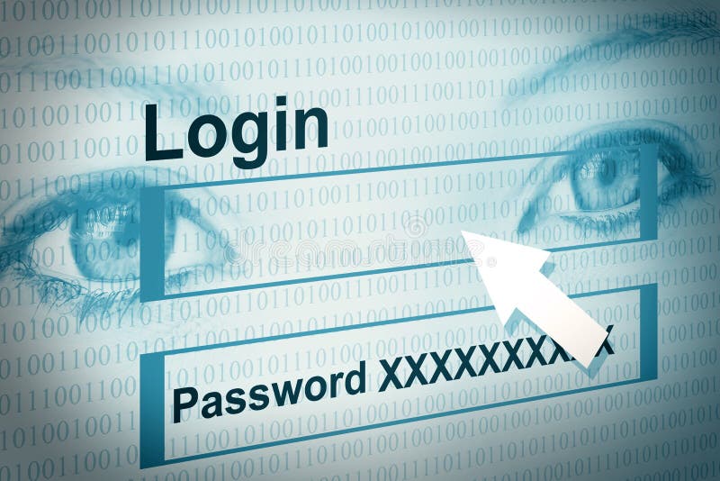 SSL secure login stock illustration. Illustration of computer - 19173512