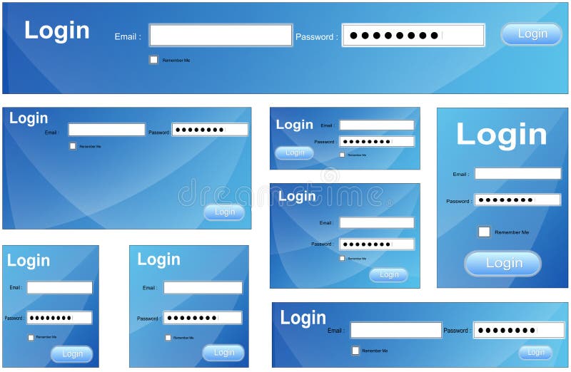 Vector login form template stock vector. Illustration of label - 22740415 Vector login form template stock vector. Illustration of label - 22740415