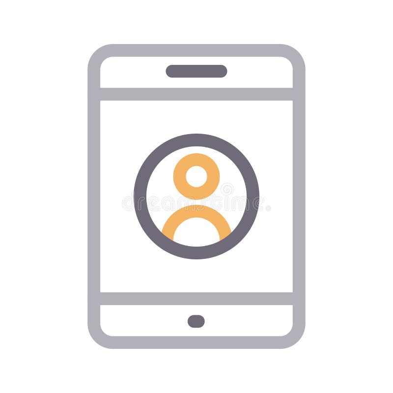 Login Color Line Vector Icon Stock Illustration - Illustration of ...