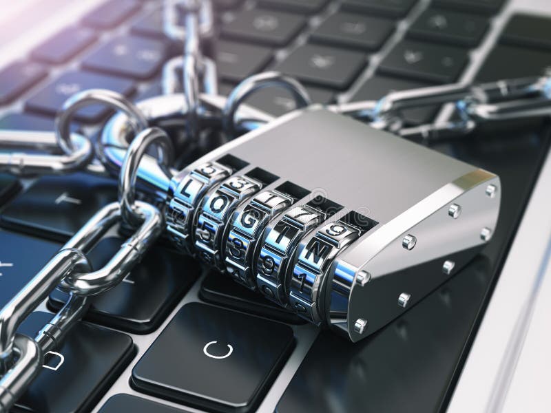 Login Computer Shows Website Log in Security Stock Illustration ...