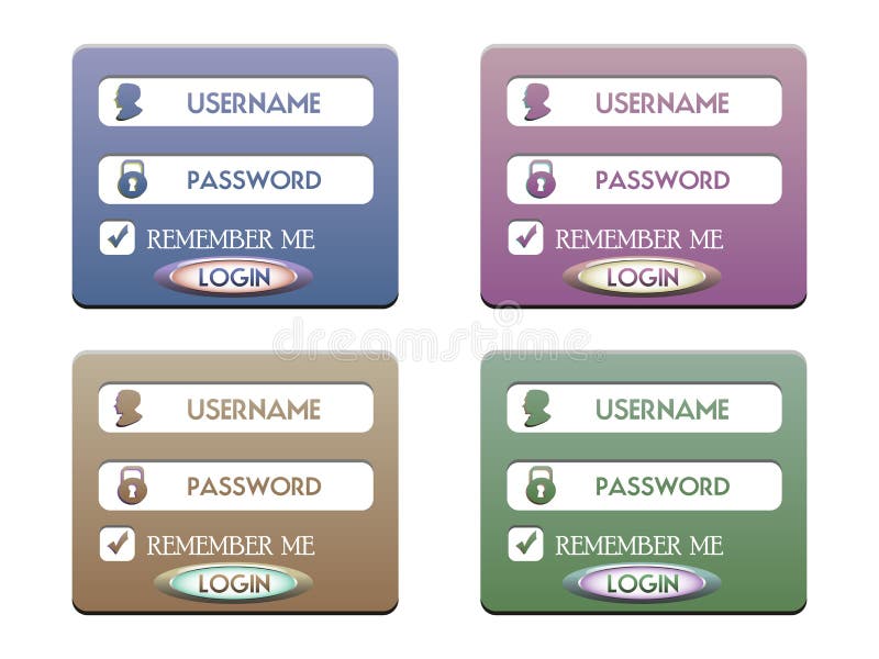 Login design stock vector. Illustration of information - 35403625