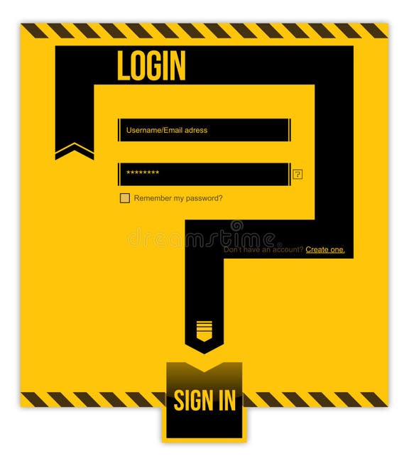 Login Yellow Stock Illustrations – 2,684 Login Yellow Stock ...