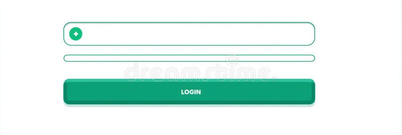 Login Form Featuring Blinking Suspicious Captcha Bot with Empty Layout for User Input Stock ...
