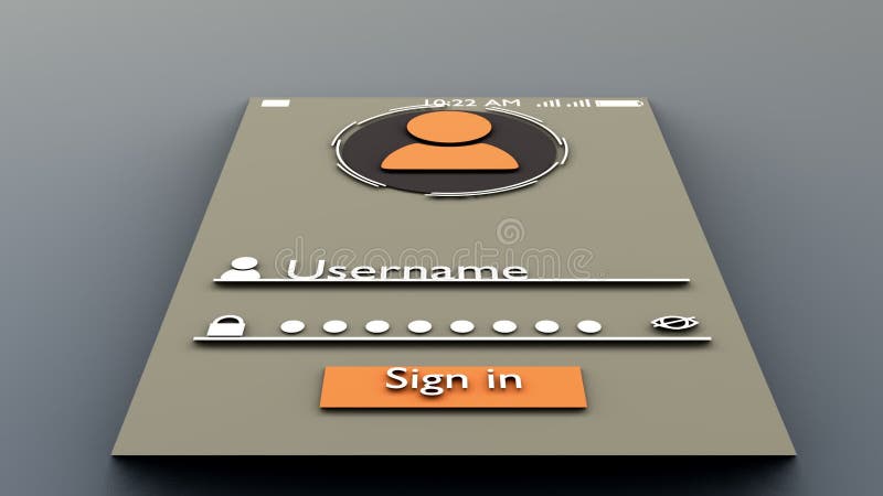 Login Form Page. Animated Registration Window Stock Video - Video of ...