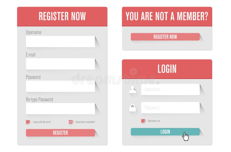 Login Frame Stock Illustrations – 5,352 Login Frame Stock Illustrations ...