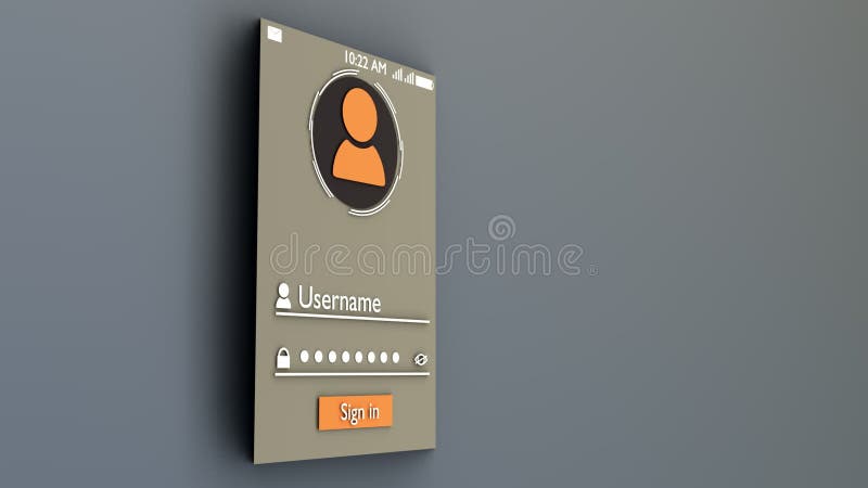 Login Form Page. Animated Registration Window Stock Video - Video of ...