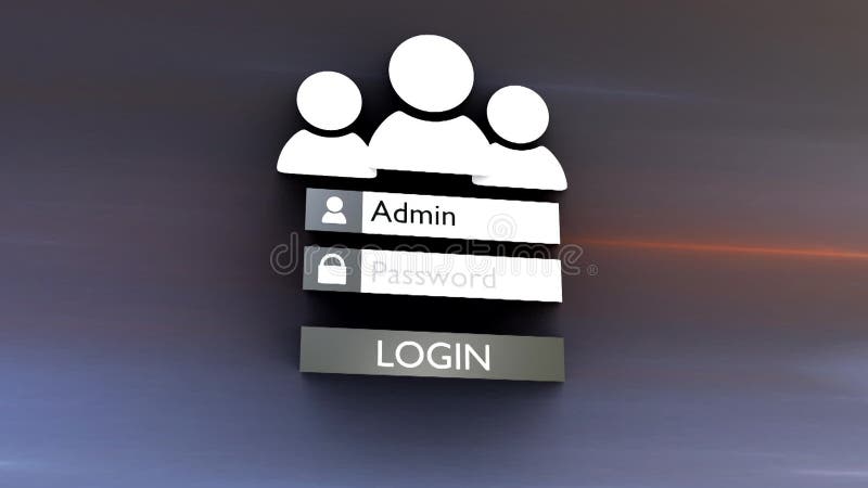 Login Form Page. Animated Registration Window Stock Video - Video of ...