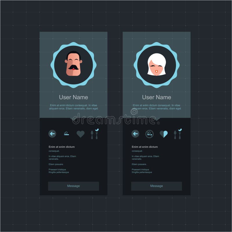 Vector Login Interface - Username and Password Stock Vector ...