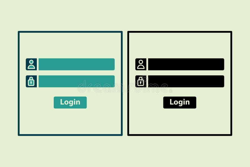Login Icon. Icon Related To UI Elements. Suitable for Web Site, App ...