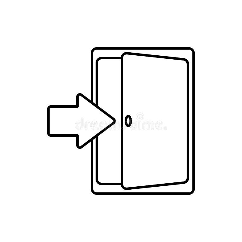 Login Icon, Sign in Vector Illustration Stock Vector - Illustration of ...