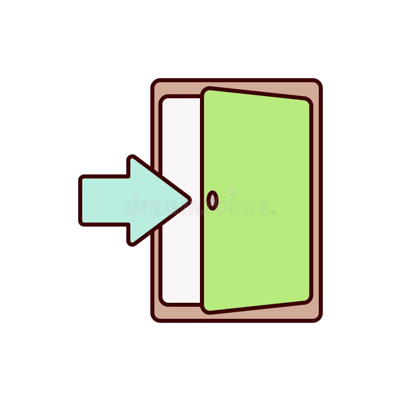 Login Icon, Sign in Vector Illustration Stock Vector - Illustration of ...