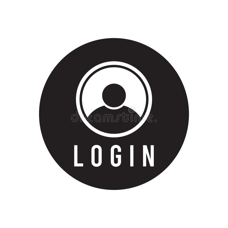Login icon vector stock vector. Illustration of login - 311631533