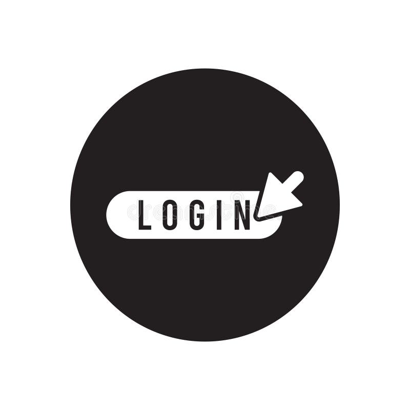 Login icon vector stock vector. Illustration of business - 311631831