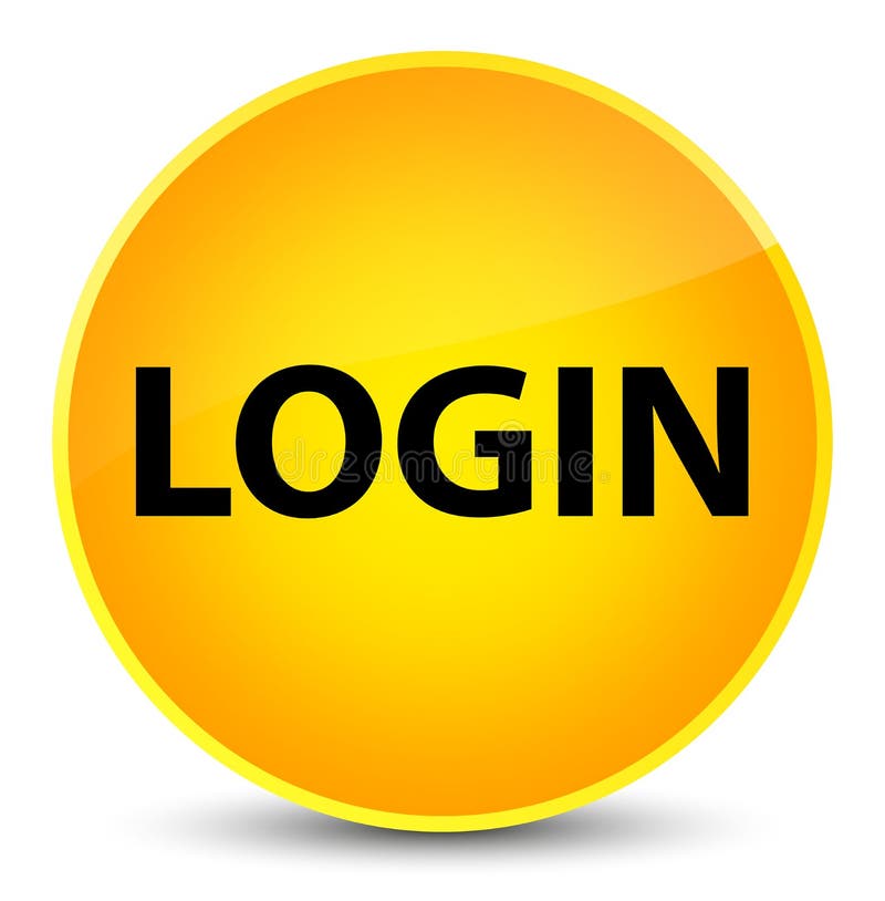 Login Yellow Keyboard Button Stock Illustration - Illustration of text ...