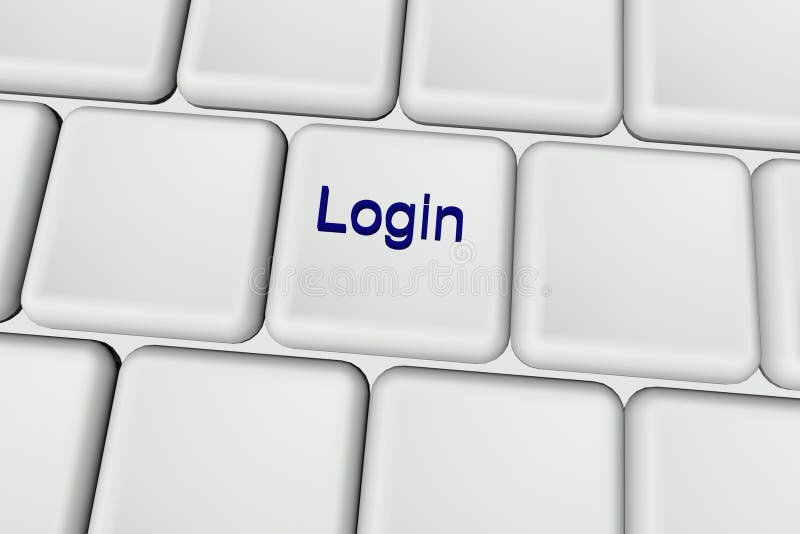 Login stock illustration. Illustration of closeup, concept - 36520248