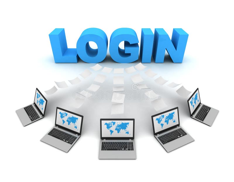 3d Man Lock Laptop Stock Illustrations – 125 3d Man Lock Laptop Stock ...