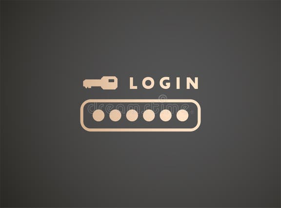 Login lock symbol stock vector. Illustration of privacy - 284095951
