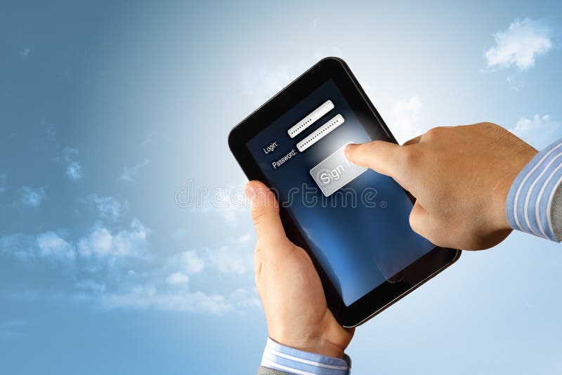 Inloggen Met E-mail En Wachtwoord Stock Foto - Image of identificatie ...