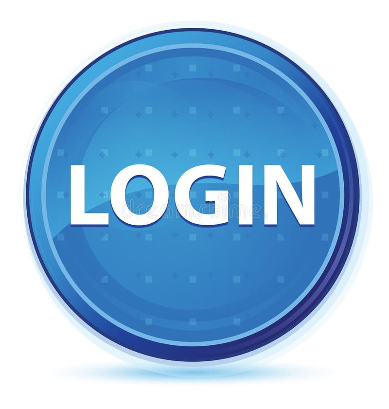 Login Midnight Blue Prime Round Button Stock Vector - Illustration of ...