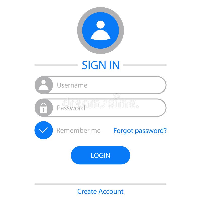 Login Frame Stock Illustrations – 5,352 Login Frame Stock Illustrations ...