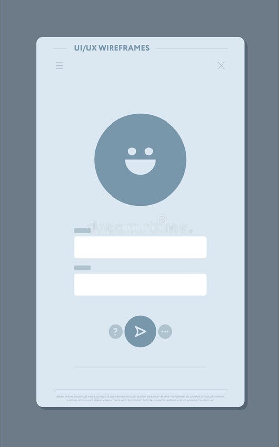 Login page of network stock vector. Illustration of technology - 176335174