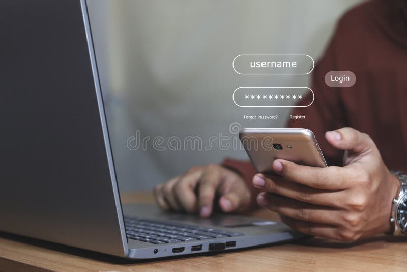 Login and Password, Cyber Security Concept, Data Protection and Secured ...