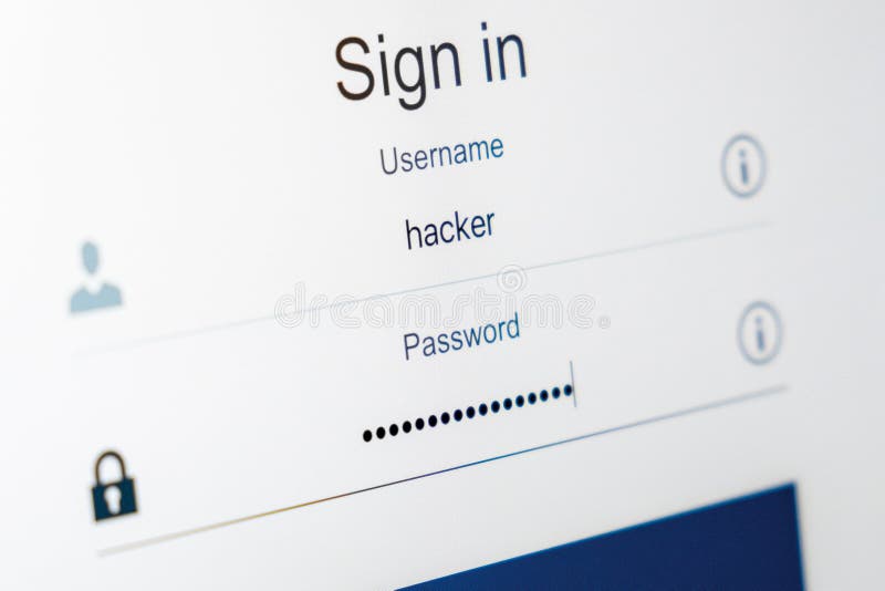 Login and Password Fields on Screen Stock Image - Image of ecommerce ...