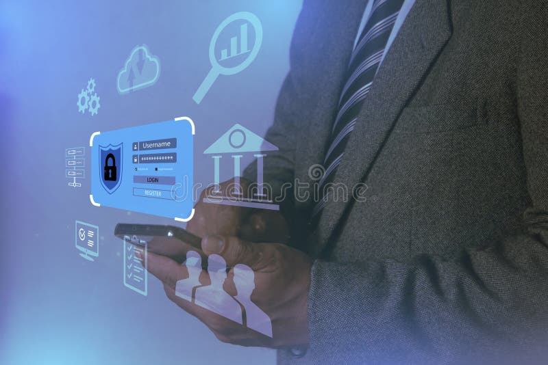 Login And Password User Type Login And Password Keeping User Personal Data Safe Cybersecurity